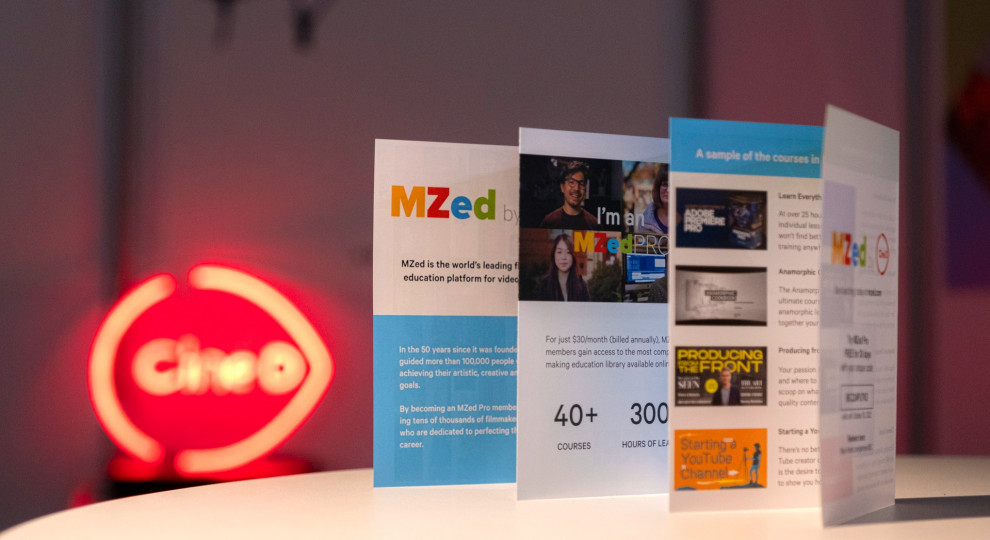 MZed - Join MZed and CineD at IBC 2022